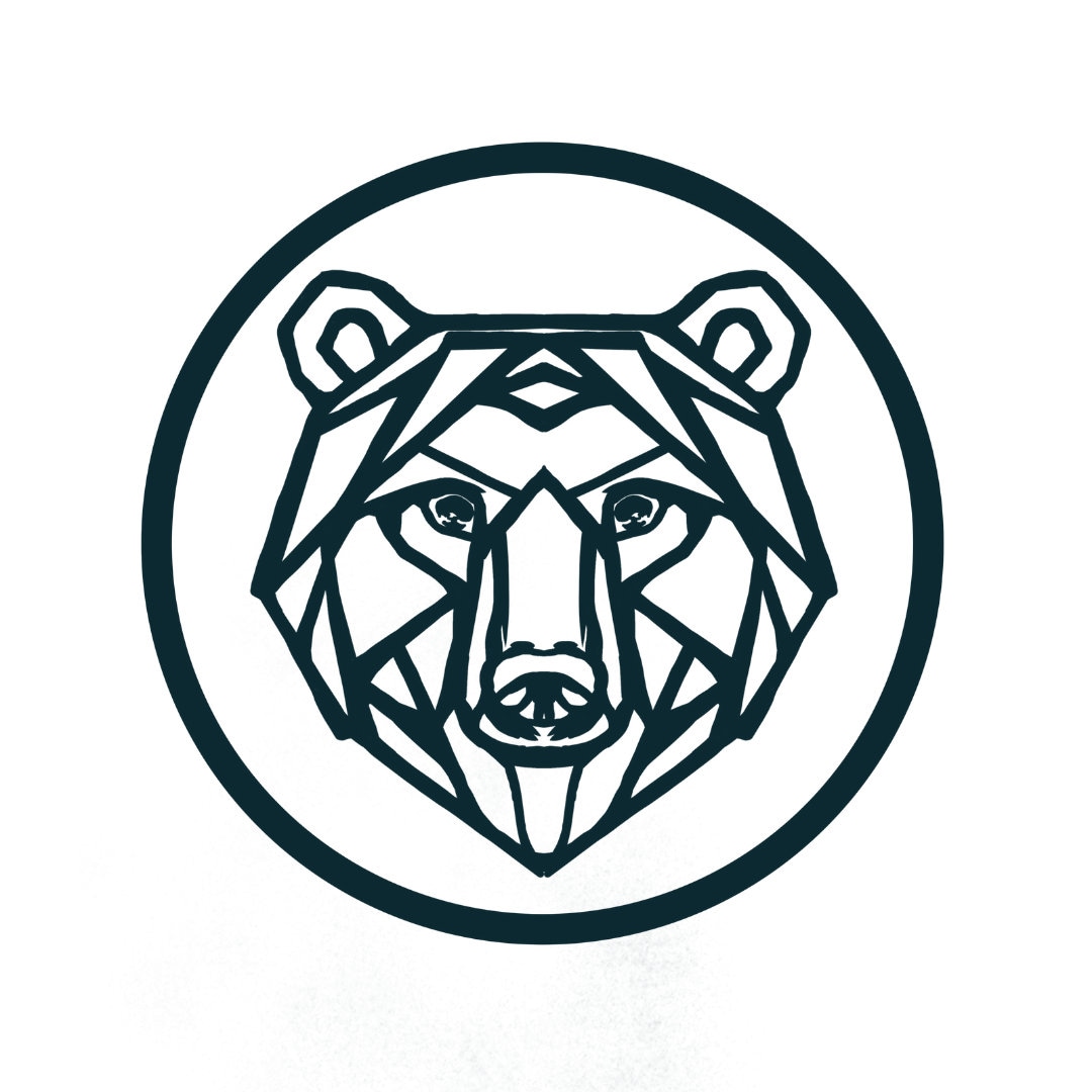 Geometric Bear Design - Etsy