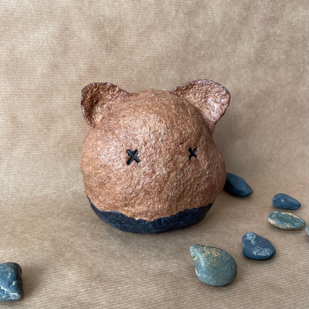 Papier-mache Art Toy 'dead Zoo' Series Unique Handmade Interior Decor ...