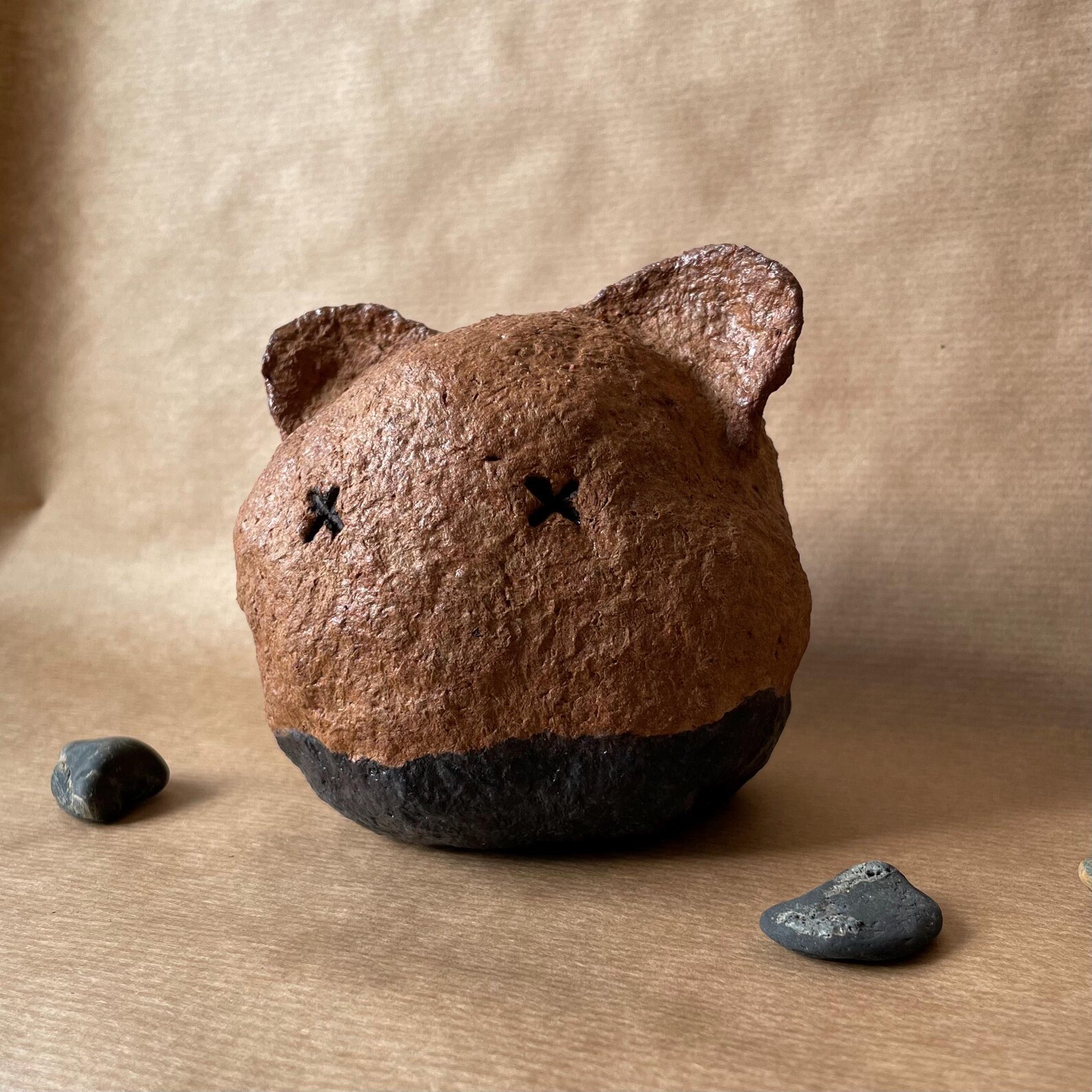 Papier-mache Art Toy 'dead Zoo' Series Unique Handmade Interior Decor ...