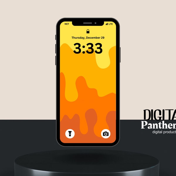 Drippy Lock Screen - Etsy