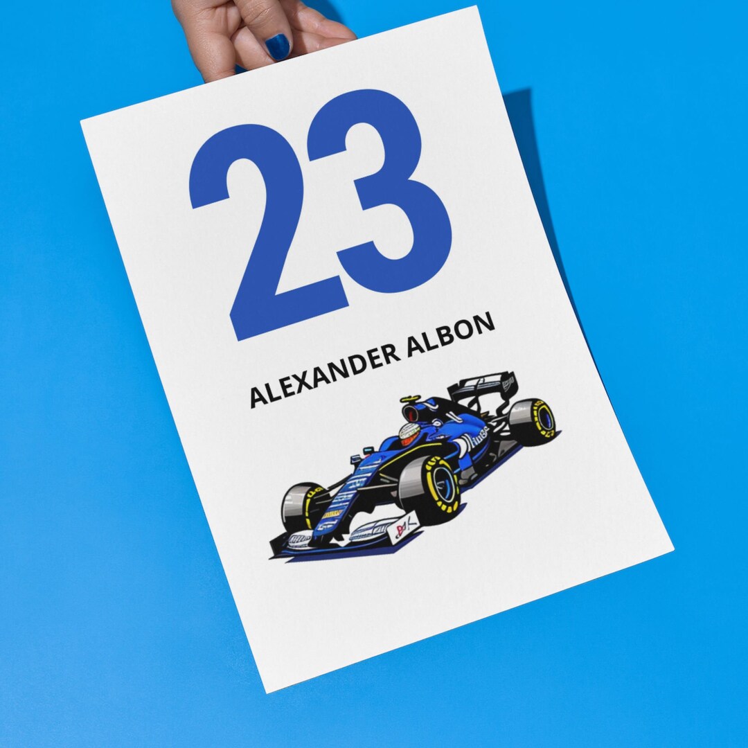 Alexander Albon Printable Poster Perfect Wall Decoration for - Etsy