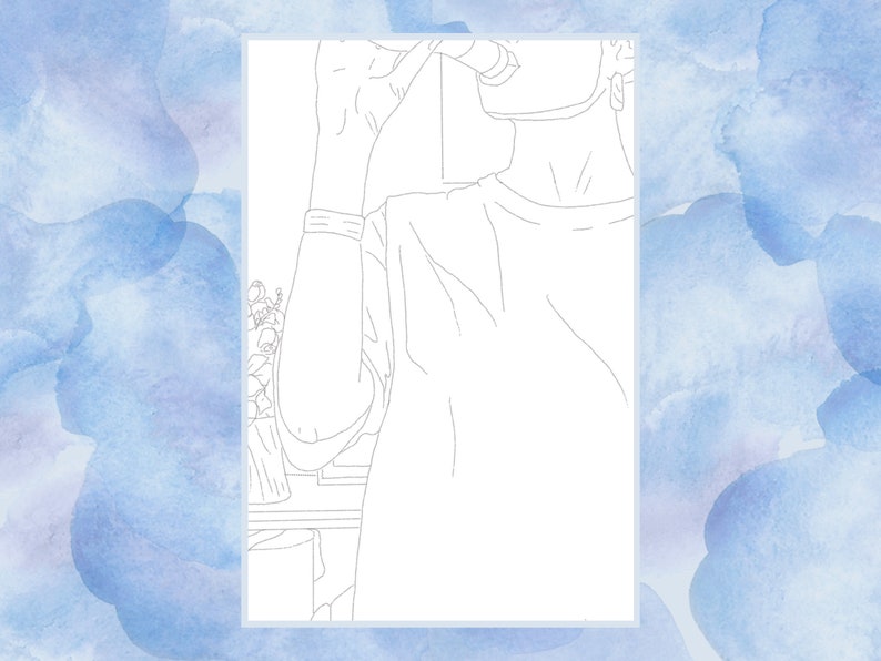 Printable Traceable Colouring Pages Adult Coloring Trace - Etsy