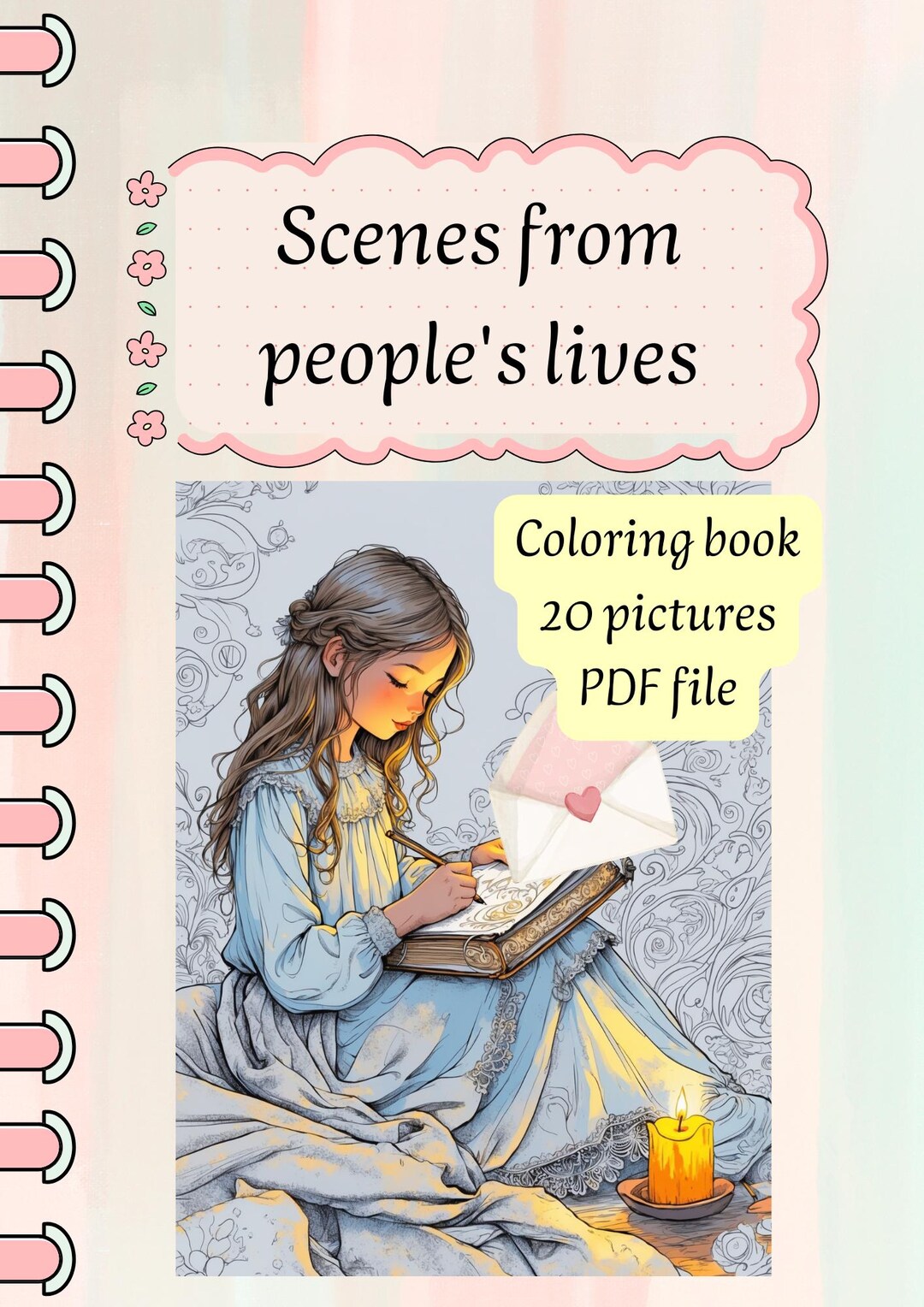 Printable Coloring Pages | Everyday Life Scenes | Family, Hobbies ...