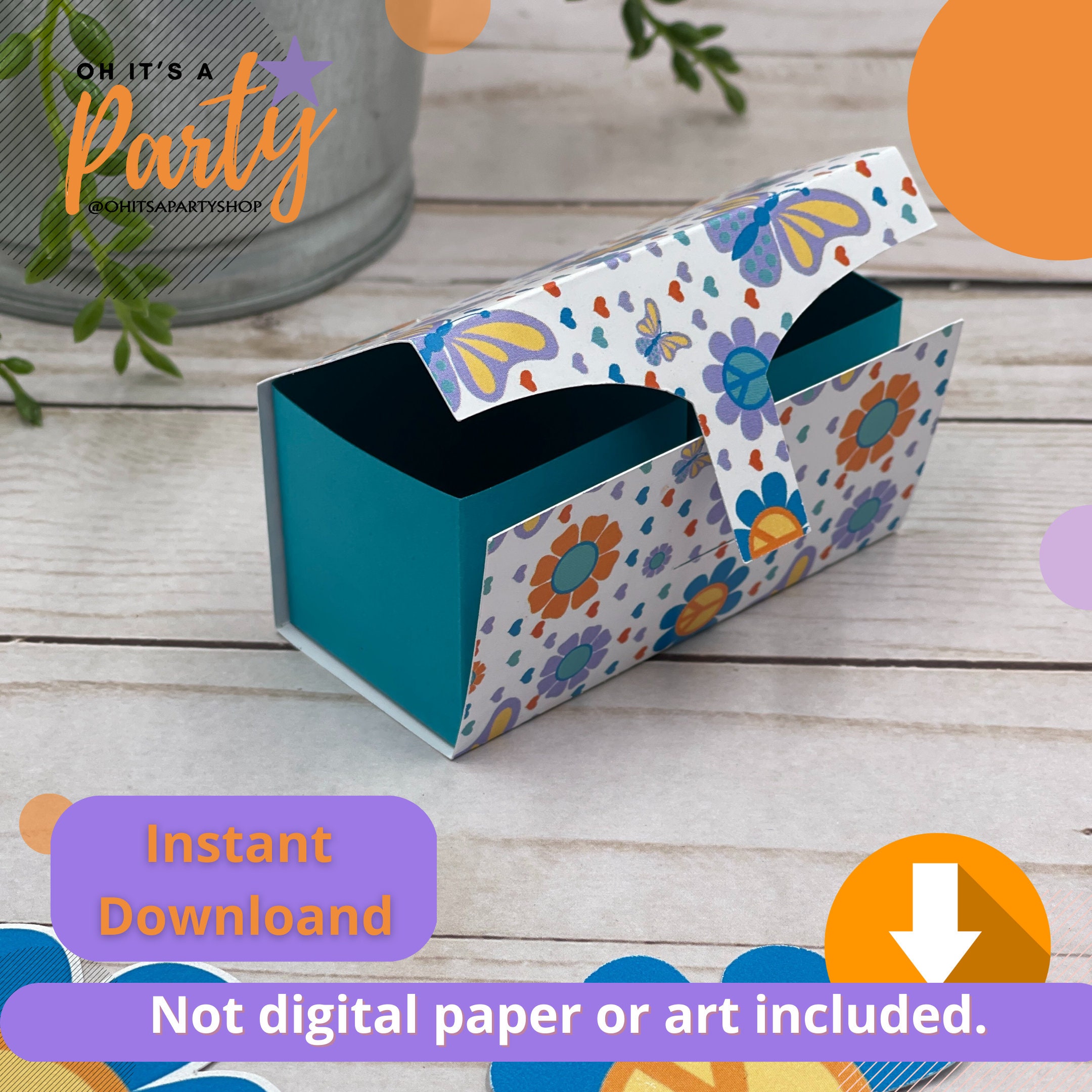 Ferrero Mini Box SVG Template, Candy Box Template, Favor Bag SVG ...