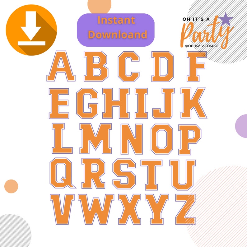 Layers for 3D Letters A to Z, Layer Wave and Offset, Die Cut Template ...