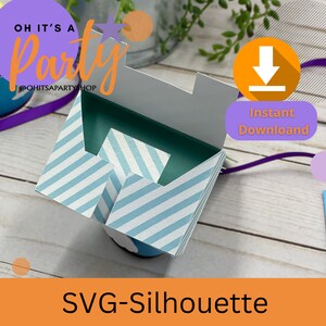 Mini Nutella Box Template, Favor Box Template, Mini Nutella Box Digital ...