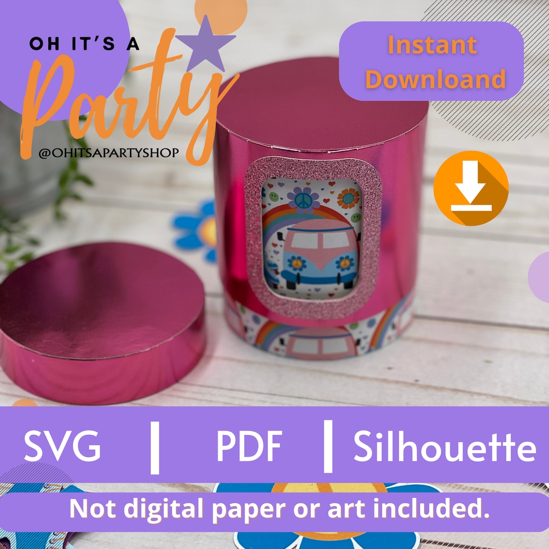 Pringles Can Template: SVG, Studio, Spinning Pringle (digital Download ...