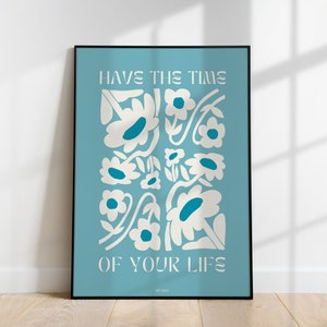 Ultimate Blue Quote Poster Set | Blue Merch and Gifts | Preppy Room ...