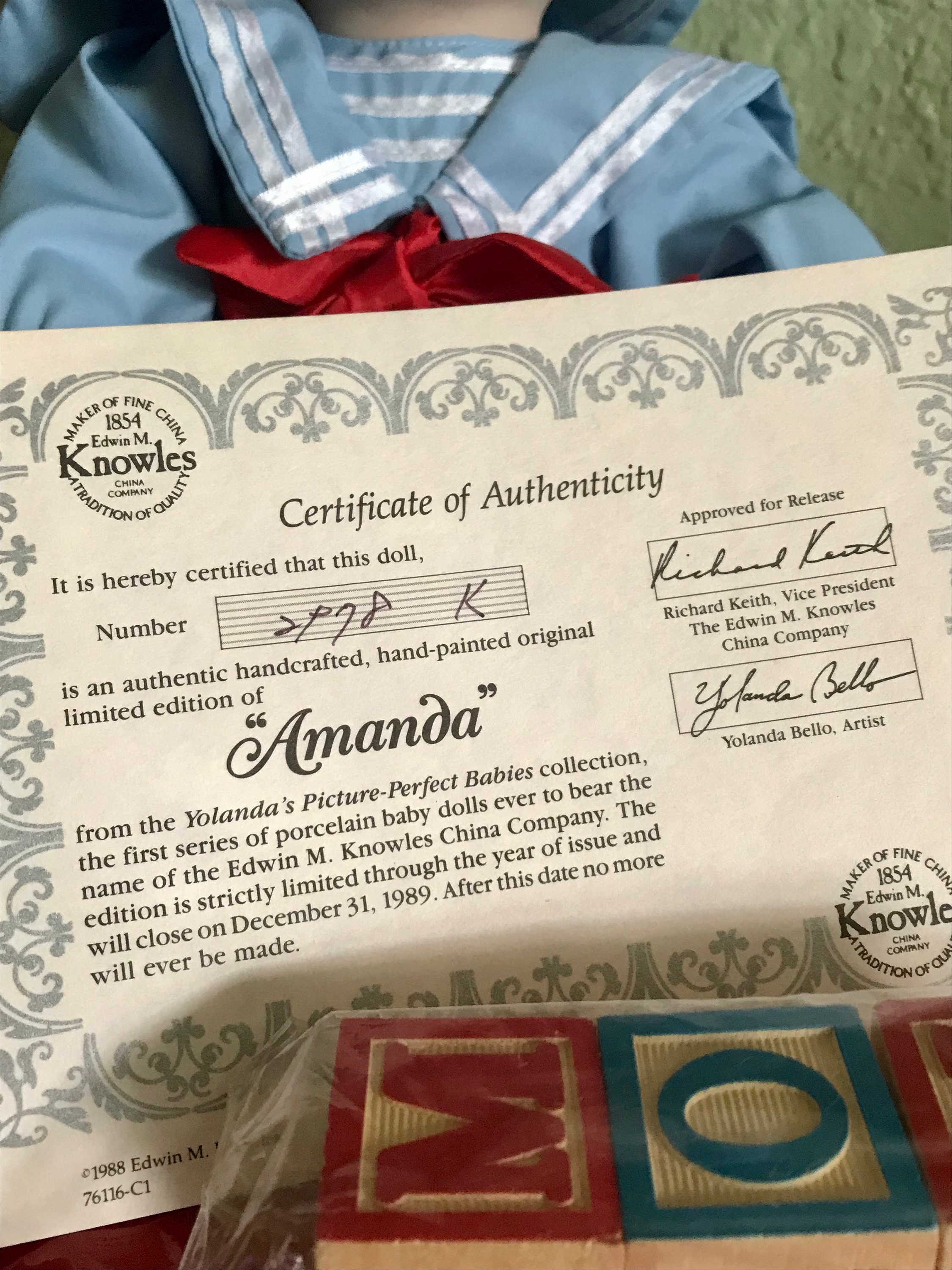 1989 amanda From Yolanda's Picture Perfect Babies Collection - Etsy