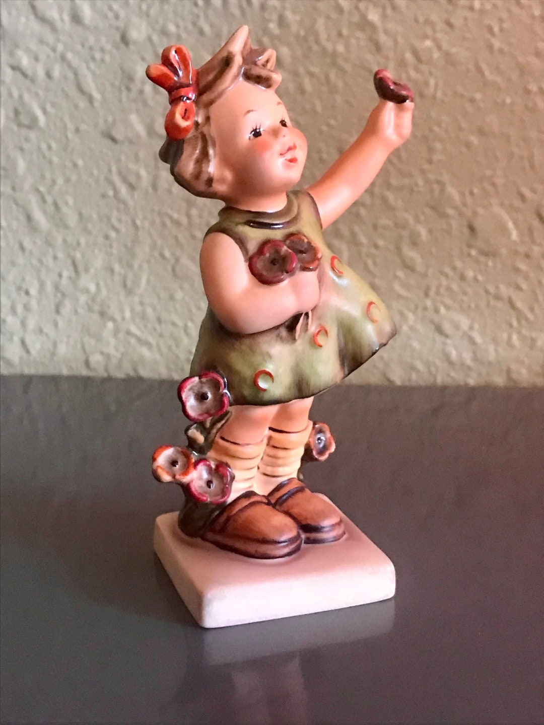 1970's German Hummel Girl Holding a Flower - Etsy