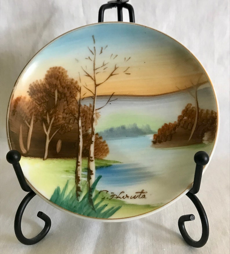 1940's Hand Painted and Signed by Huruta - Etsy