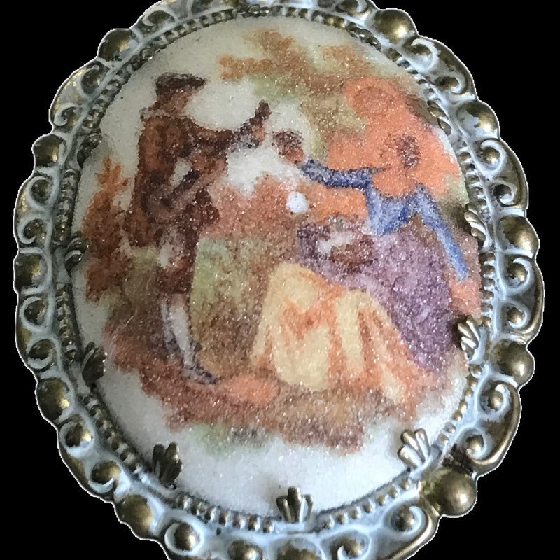 Signed Art Brooch - Etsy