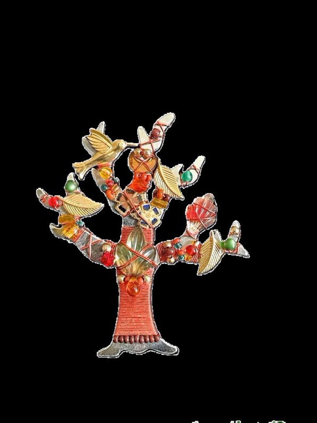1990s Tree of Life Brooch by Liztech - Etsy