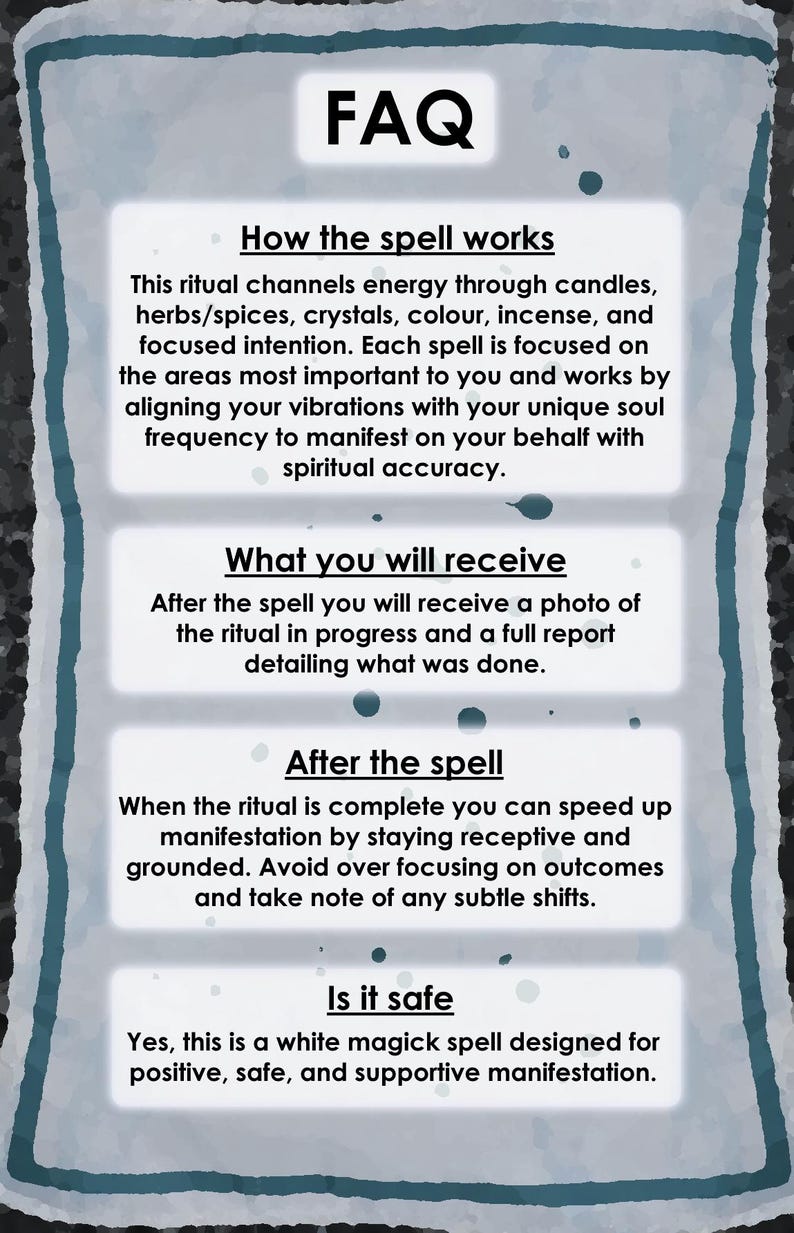 Premium Curse Lift Ritual for Cleansing Blessings; Fast Protection ...