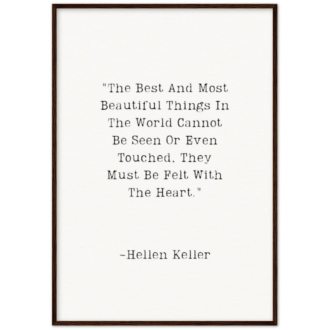 Inspirational Quote Poster, Helen Keller, Office Décor, Home Décor. - Etsy