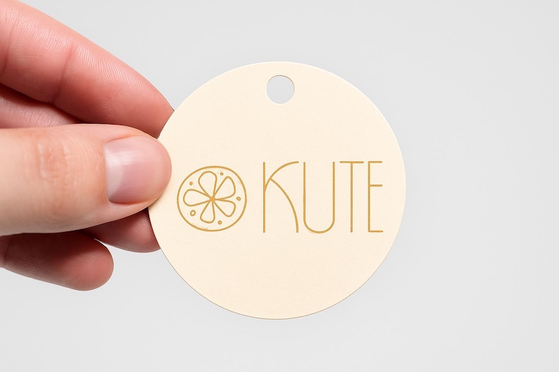 1.25"- 3" Round Custom Hang Tag -personalized Hang Cards- Display Cards ...