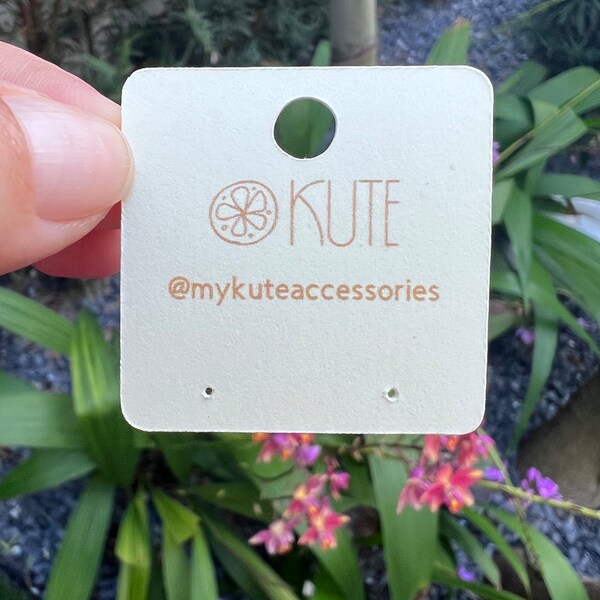 Custom Earring Cards - Etsy
