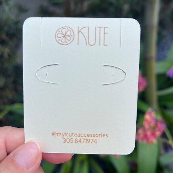 Custom Earring Cards - Etsy