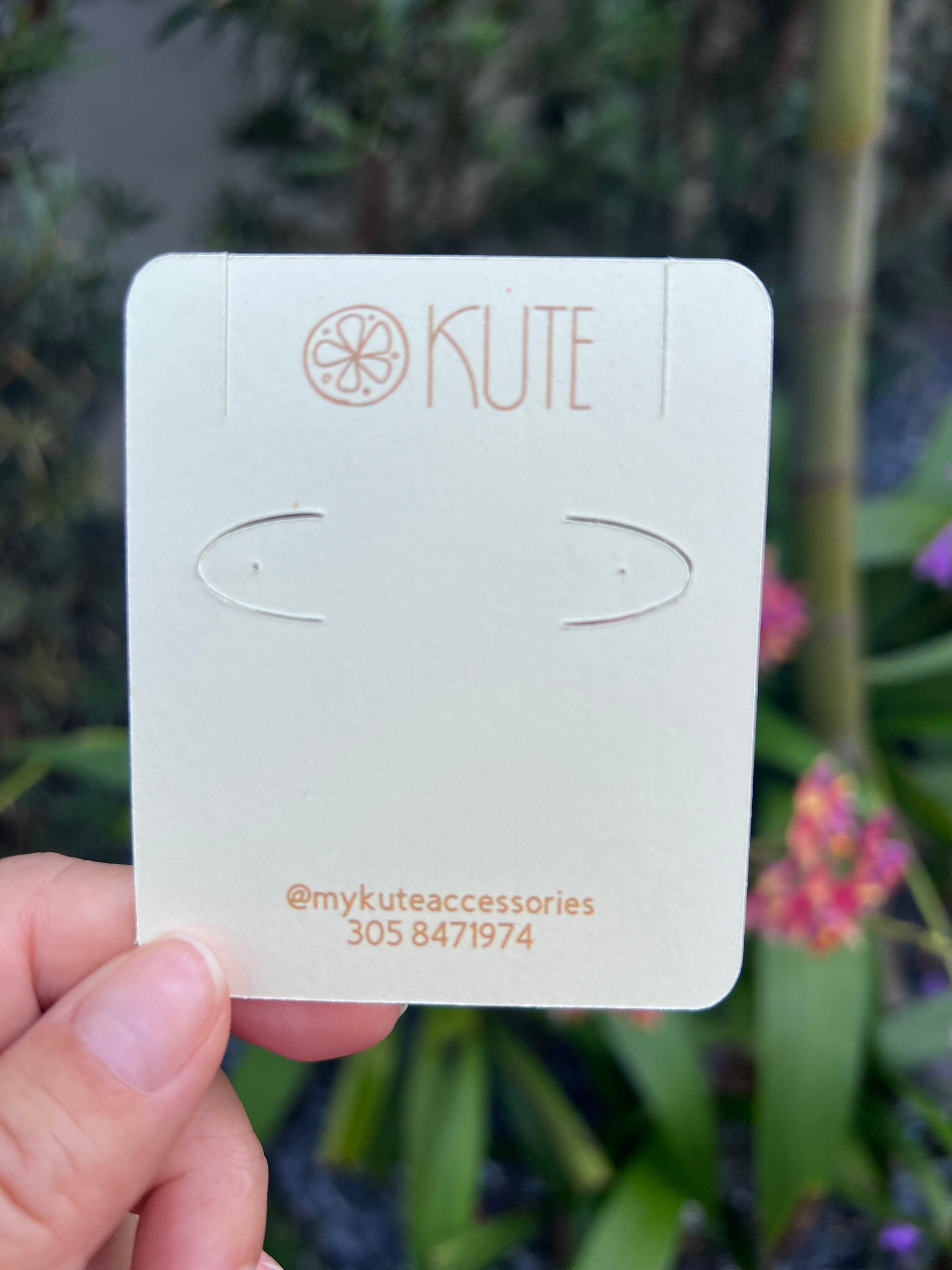 2.5x3 Custom Earring Cards personalized Necklace Cards Display Cards ...