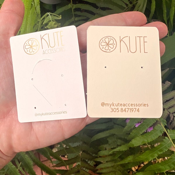 Custom Earring Cards - Etsy
