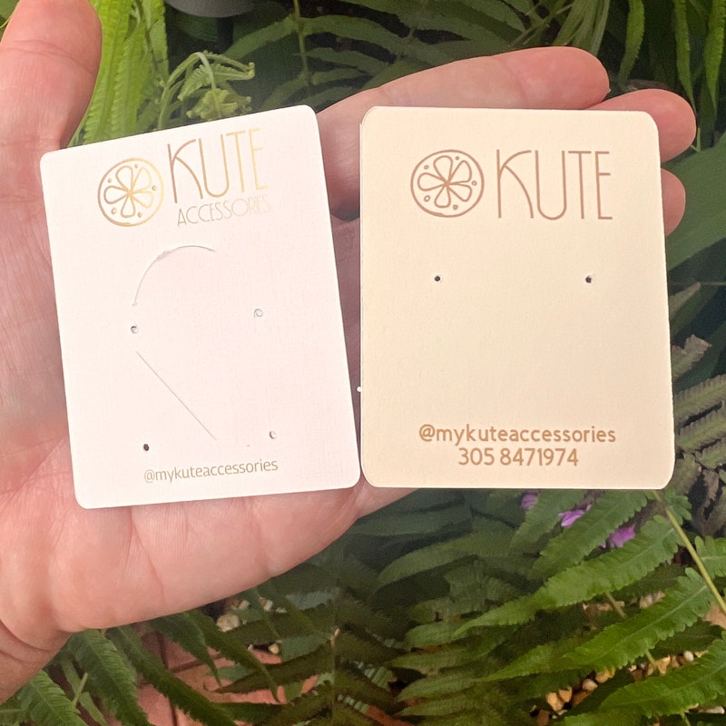Custom Earring Cards - Etsy