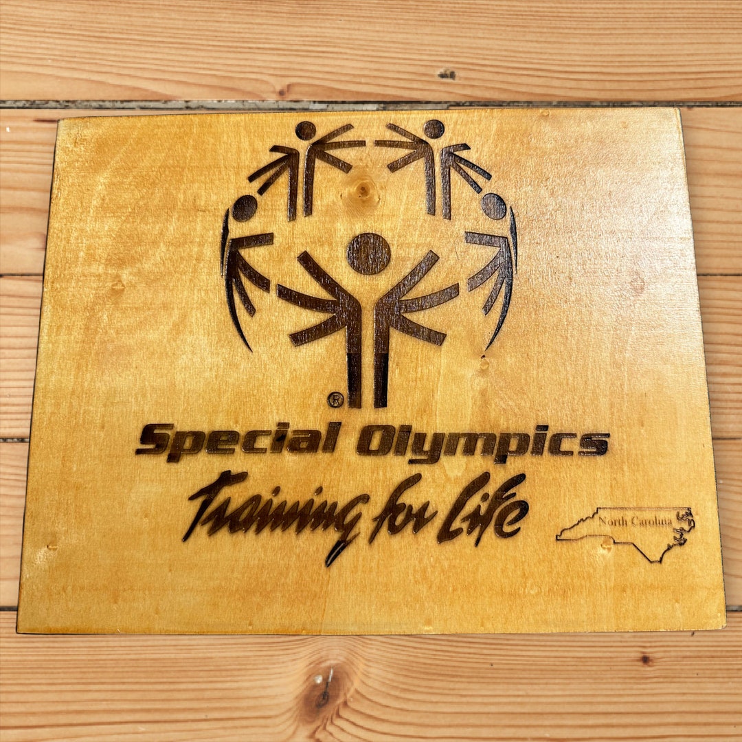 Special Olympics Engraved Wooden Signs - Etsy