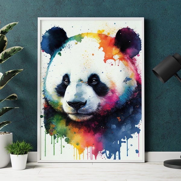 Panda Wall Art - Etsy