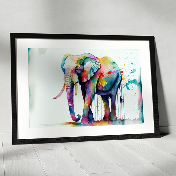 Elephant Poster - Etsy