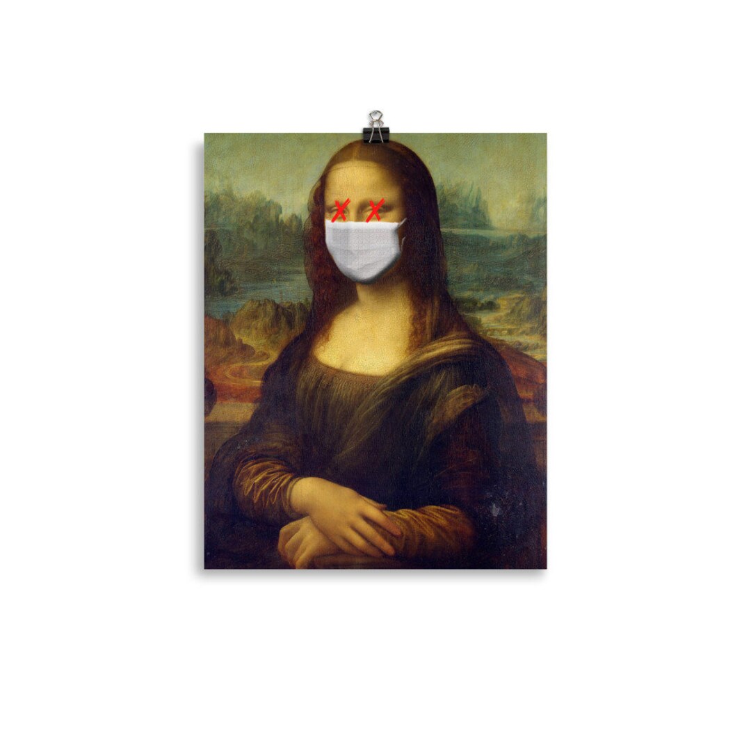 Mona Lisa Poster on High Quality Photo Paper - Etsy