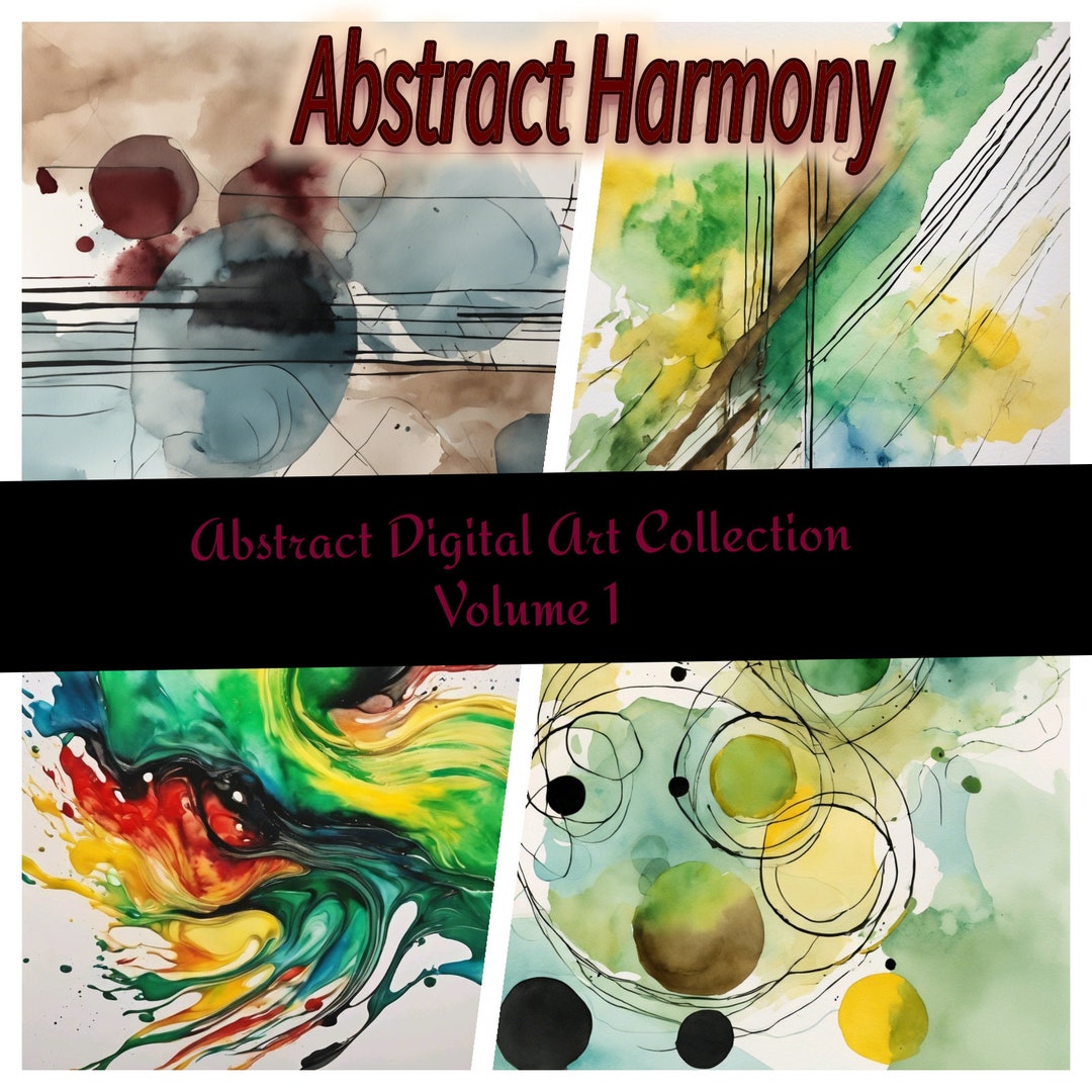 Elegant Harmony: Abstract Digital Art Collection—dive Into Mesmerizing ...