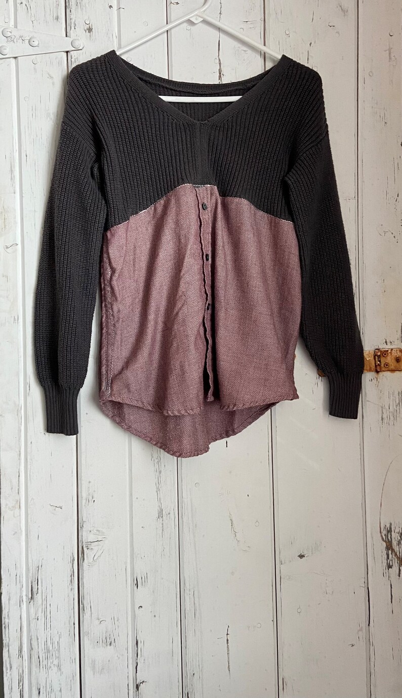 Ladies Upcycled Refashioned Sweater Rework - Etsy