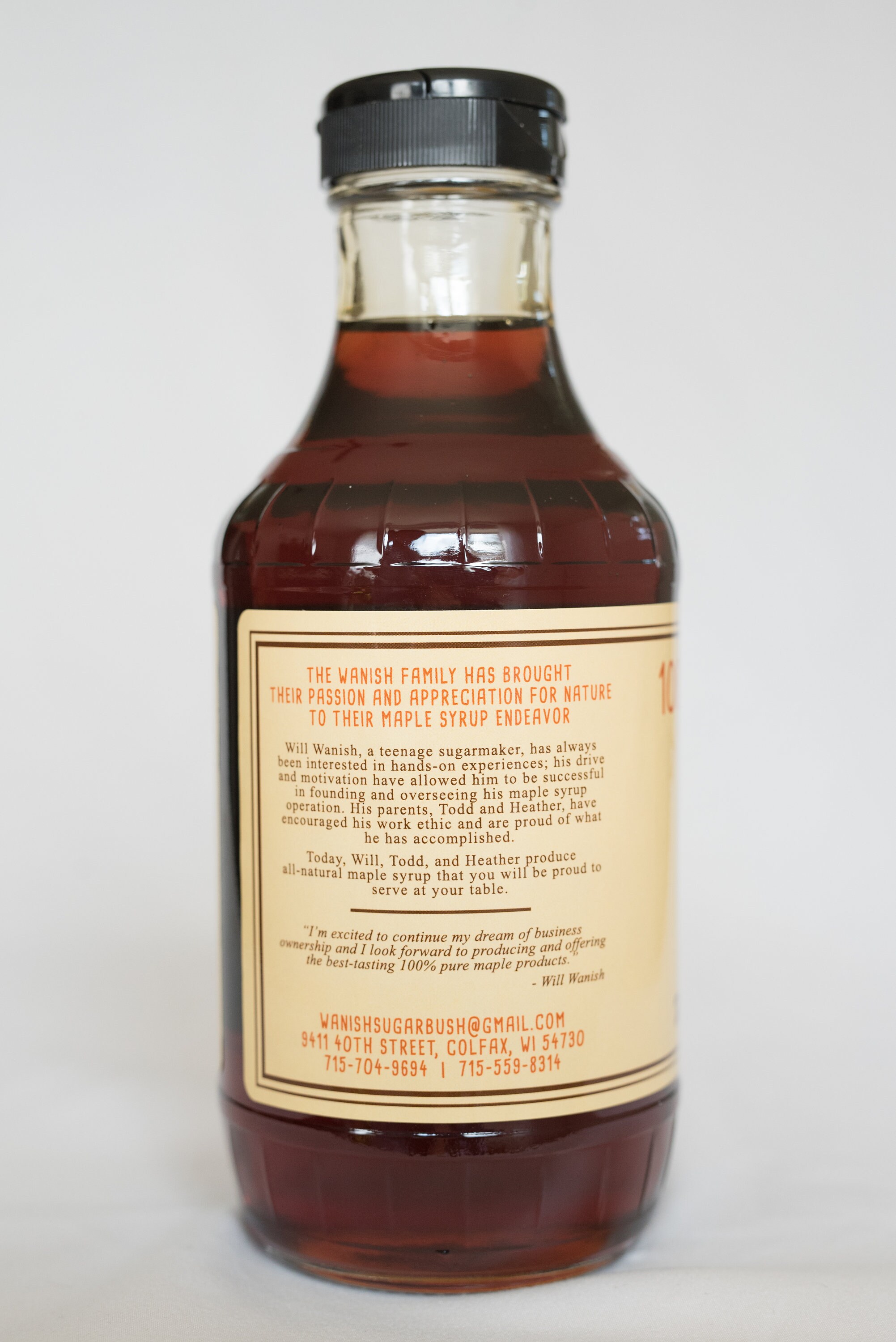 Wisconsin Maple Syrup, Pure Maple Syrup Pint, 16 Oz, All Natural, Free ...