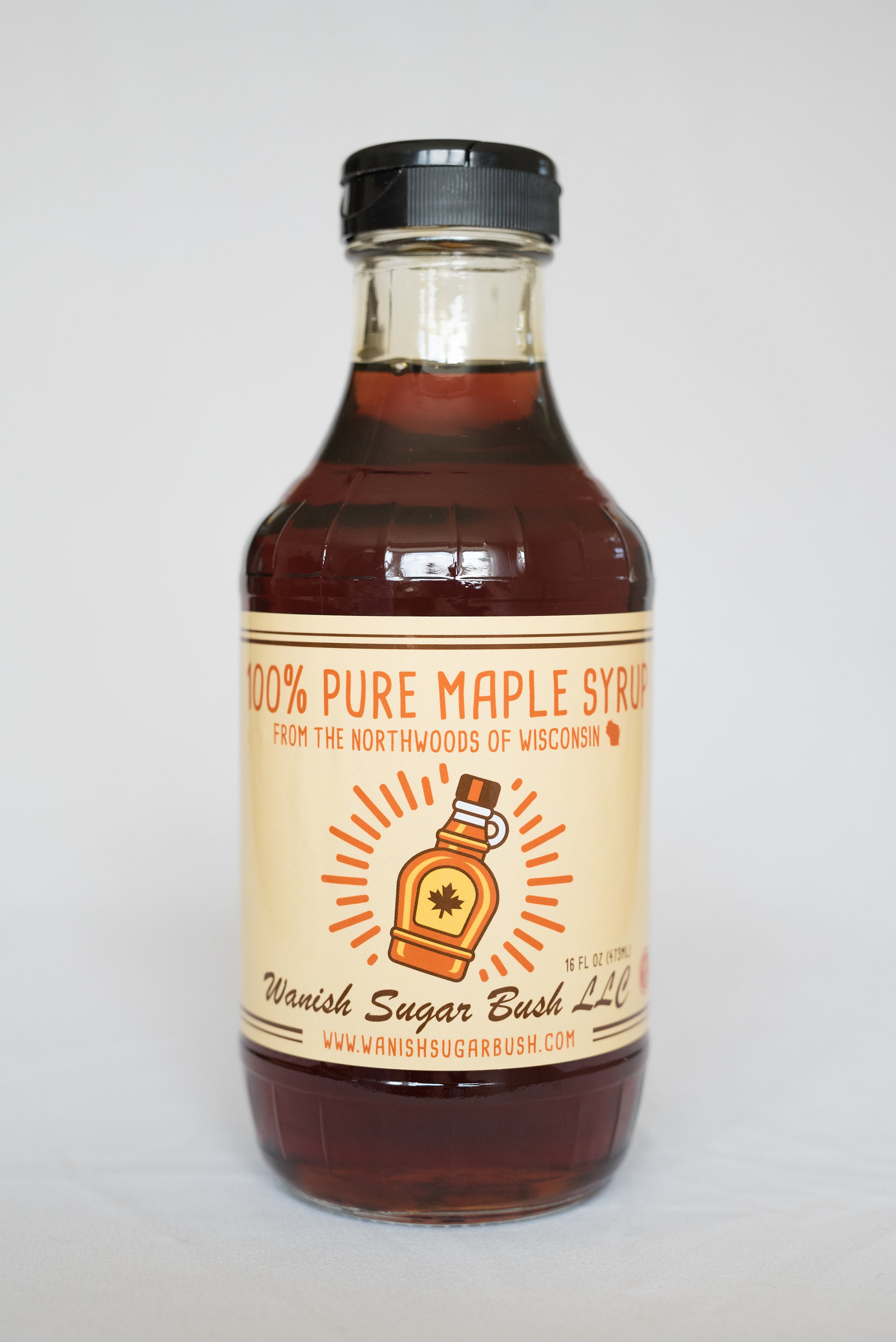 Wisconsin Maple Syrup, Pure Maple Syrup Pint, 16 Oz, All Natural, Free ...