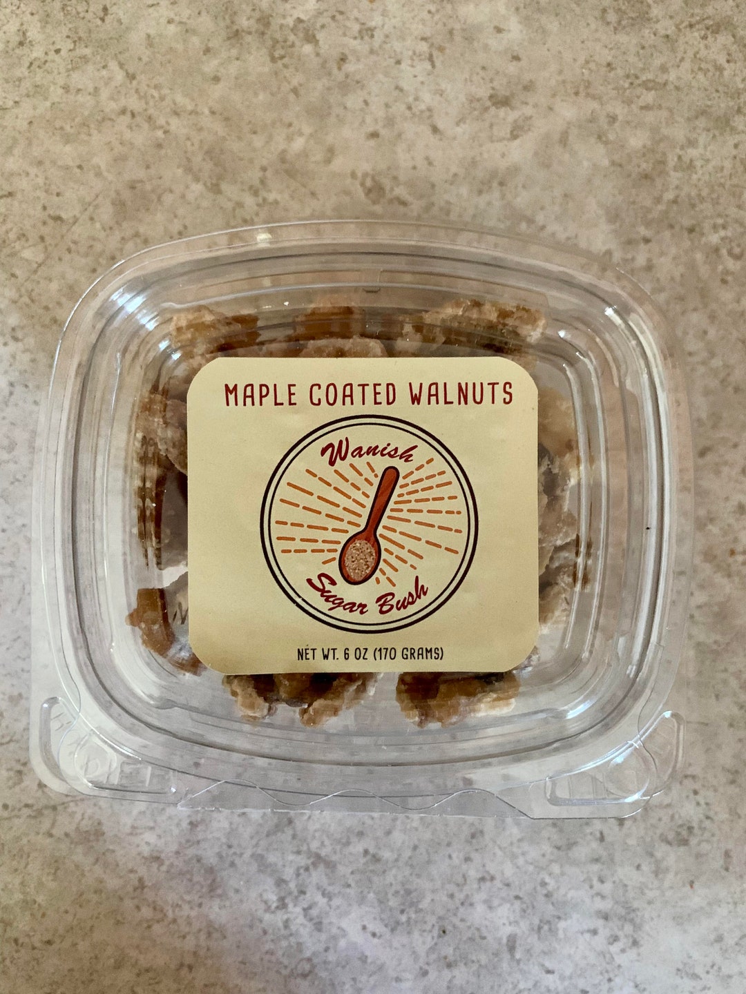 Maple Coated Walnuts, Covered With 100% Pure Maple Syrup From Wisconsin ...