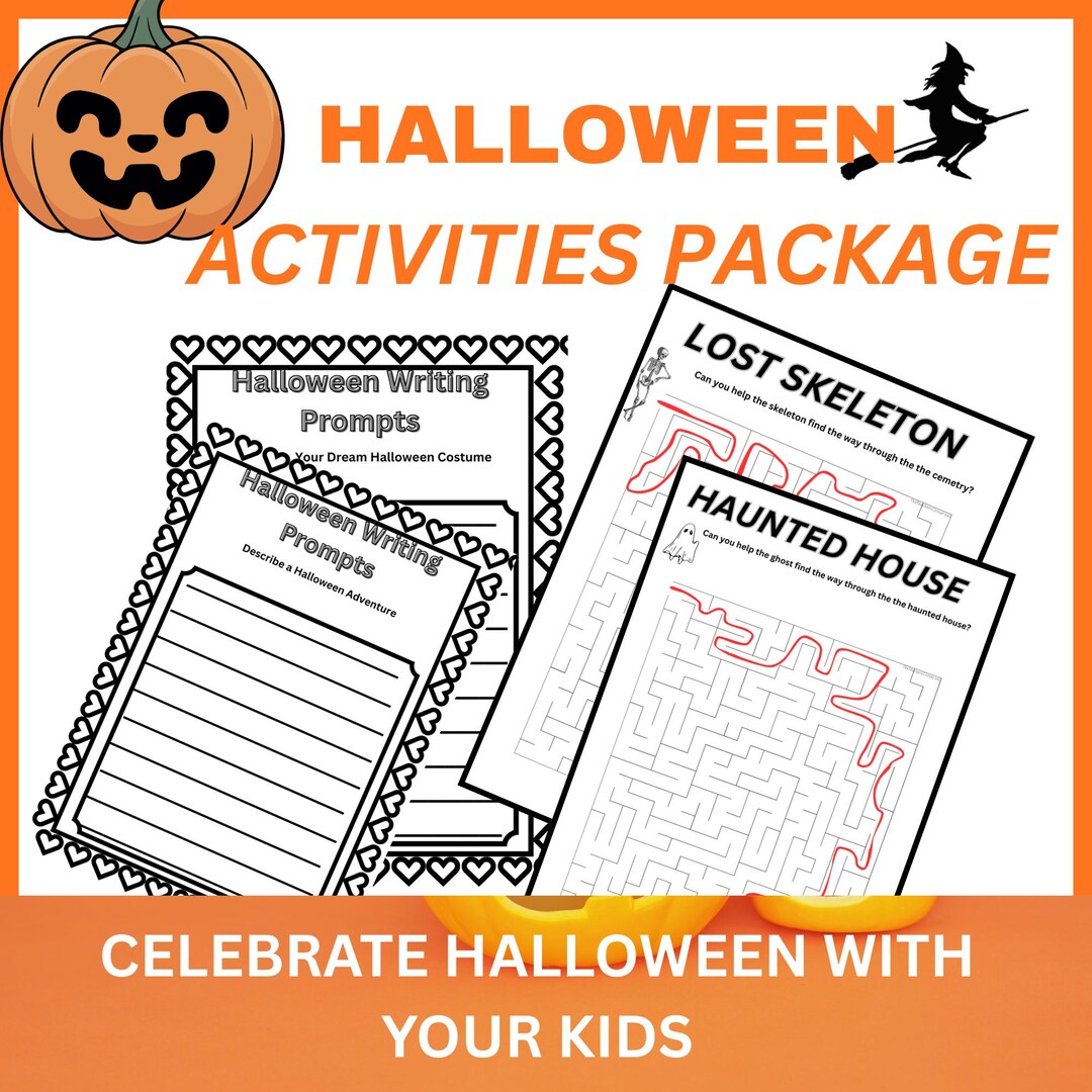 HAPPY HALLOWEEN Vocabulary Word Search Pack for Kids - Etsy