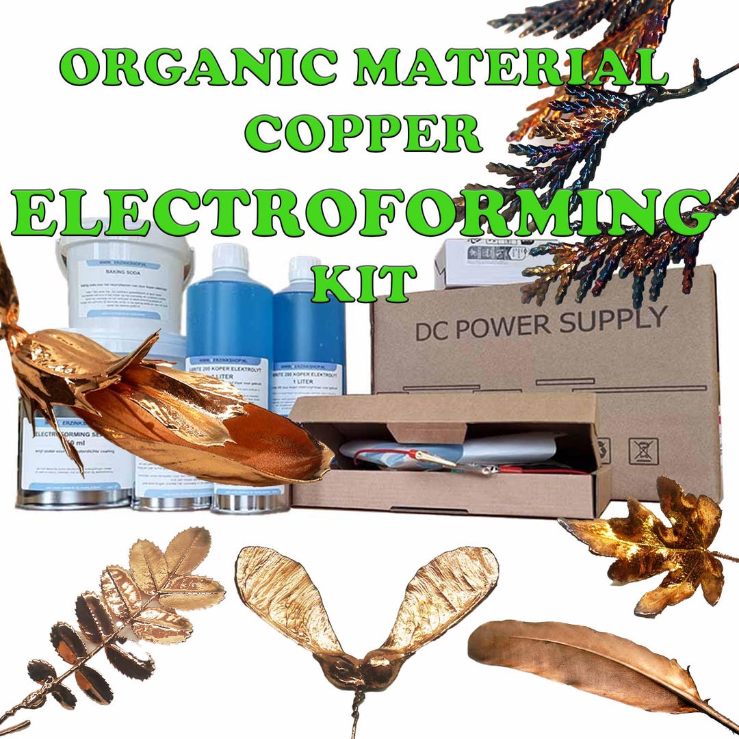 Electroforming Kit for Organics and Soft Material – Complete Copper ...