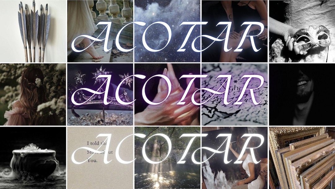 ACOTAR Collage Kit | Romantasy Collage Kit, Romance Aesthetics, Gift ...