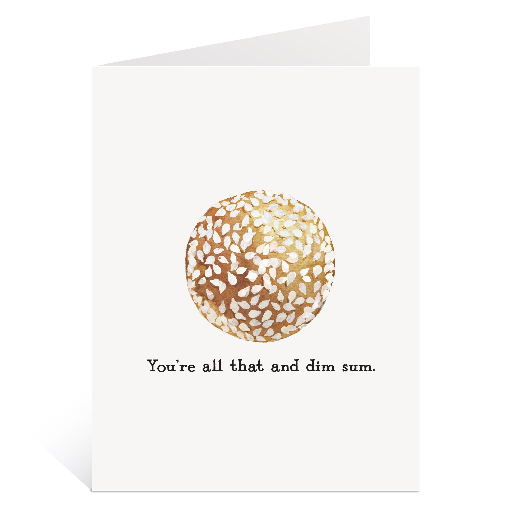 You're All That and Dim Sum Greeting Card / Vietnamese Pun Greeting ...
