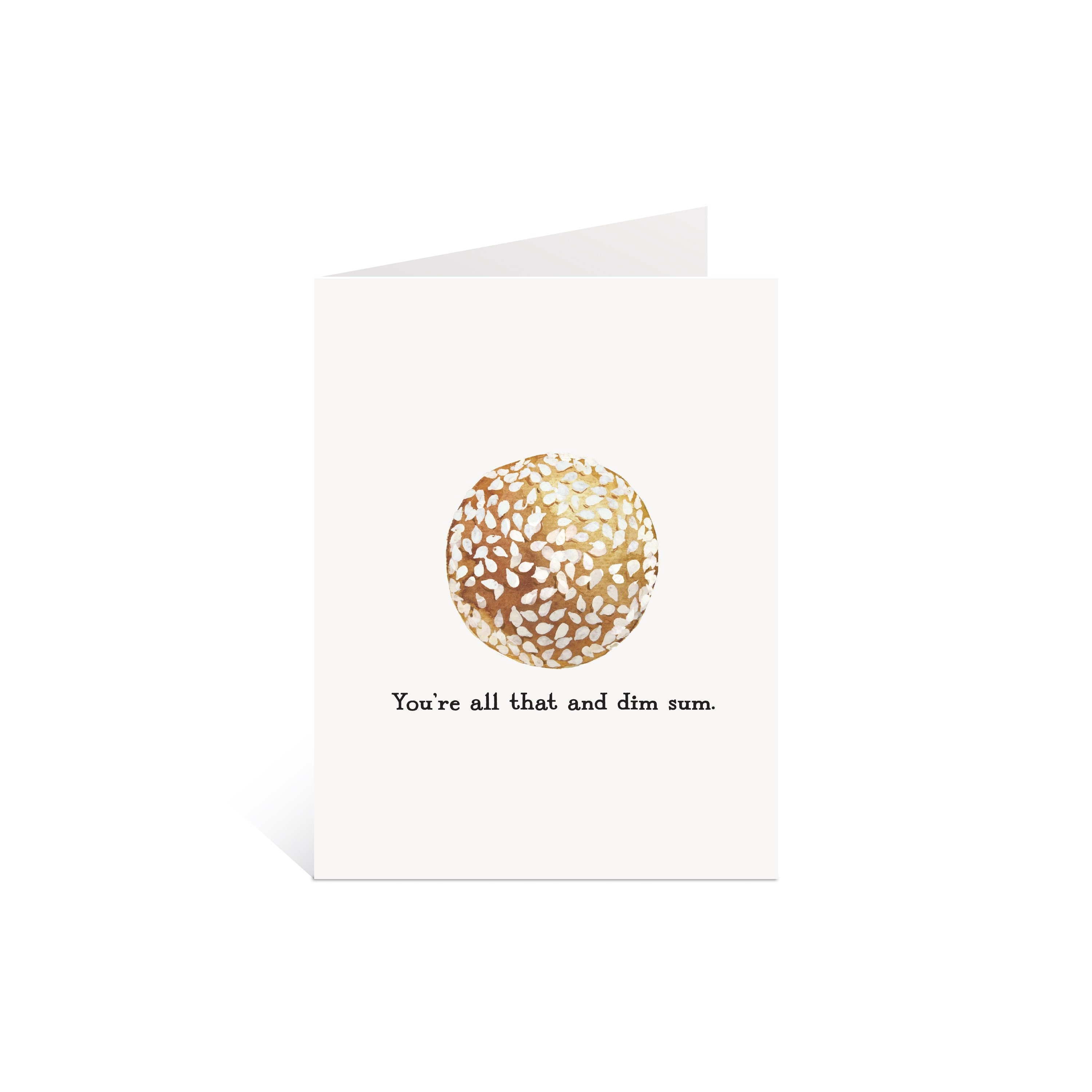 You're All That and Dim Sum Greeting Card / Vietnamese Pun Greeting ...