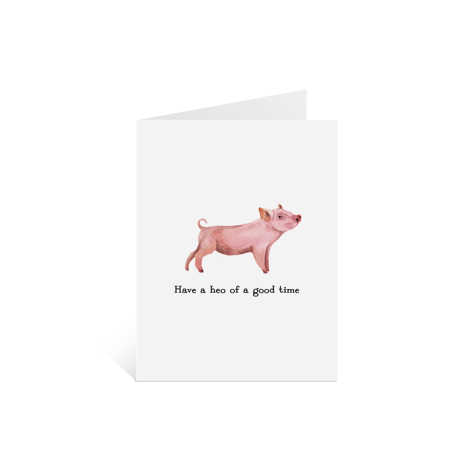 Have A Heo of A Good Time Card / Con Heo Pun / Vietnamese Pun Greeting ...