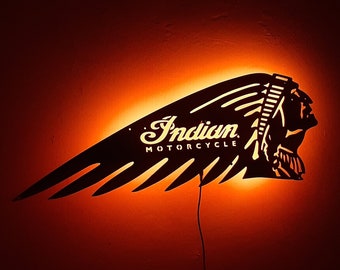 Indian Motorcycle Wooden Sign - Etsy
