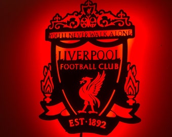 Liverpool Fc Light up Sign - Etsy