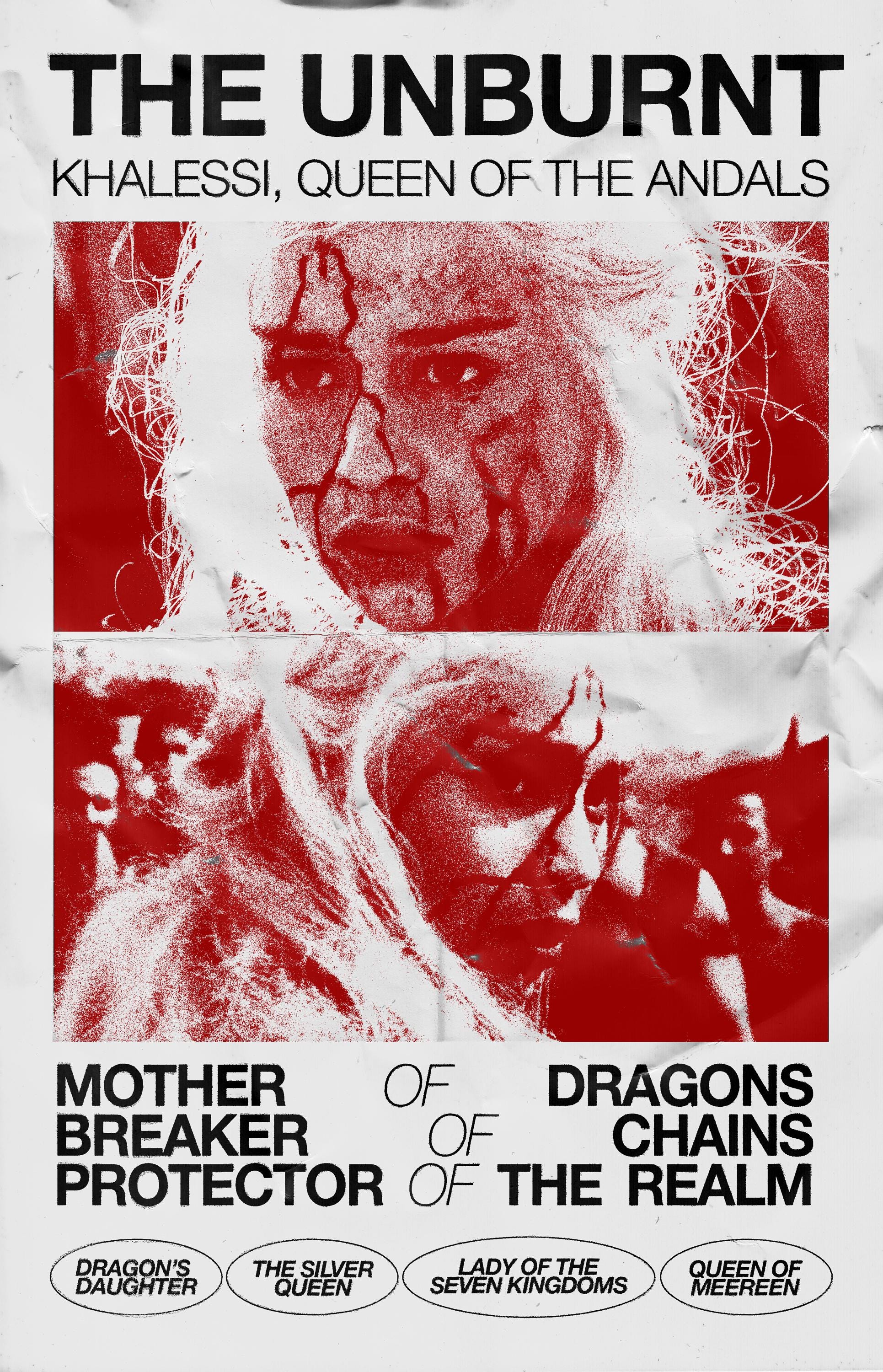 Daenerys Poster | Game of Thrones Poster | Daenerys Targaryen Poster ...