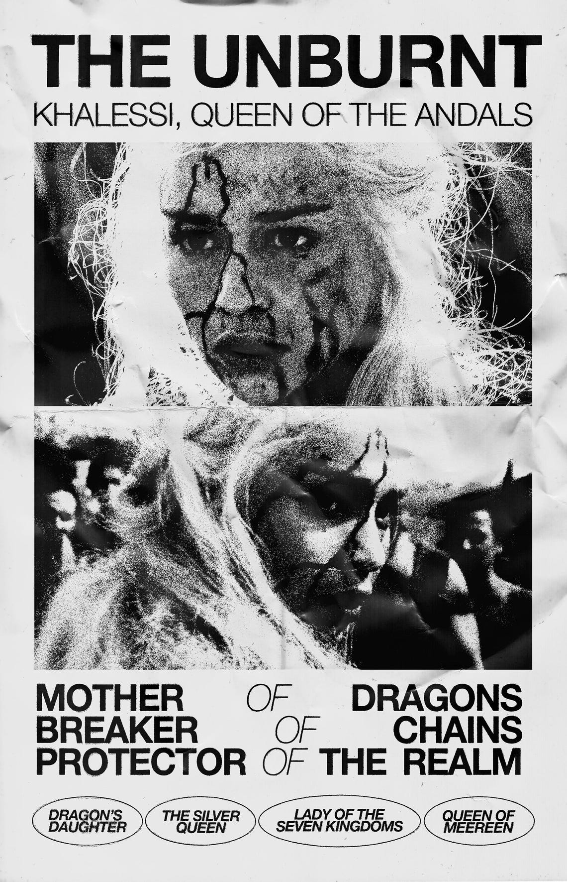 Daenerys Poster | Game of Thrones Poster | Daenerys Targaryen Poster ...