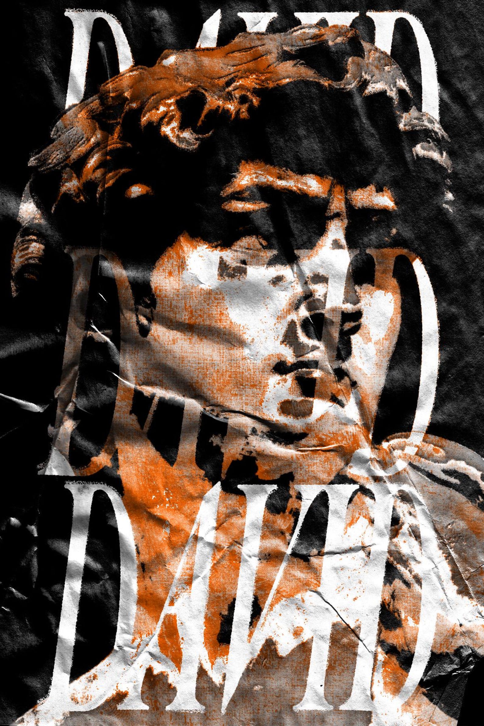 Michelangelo's David Modern Poster | Grunge Poster | David Poster ...
