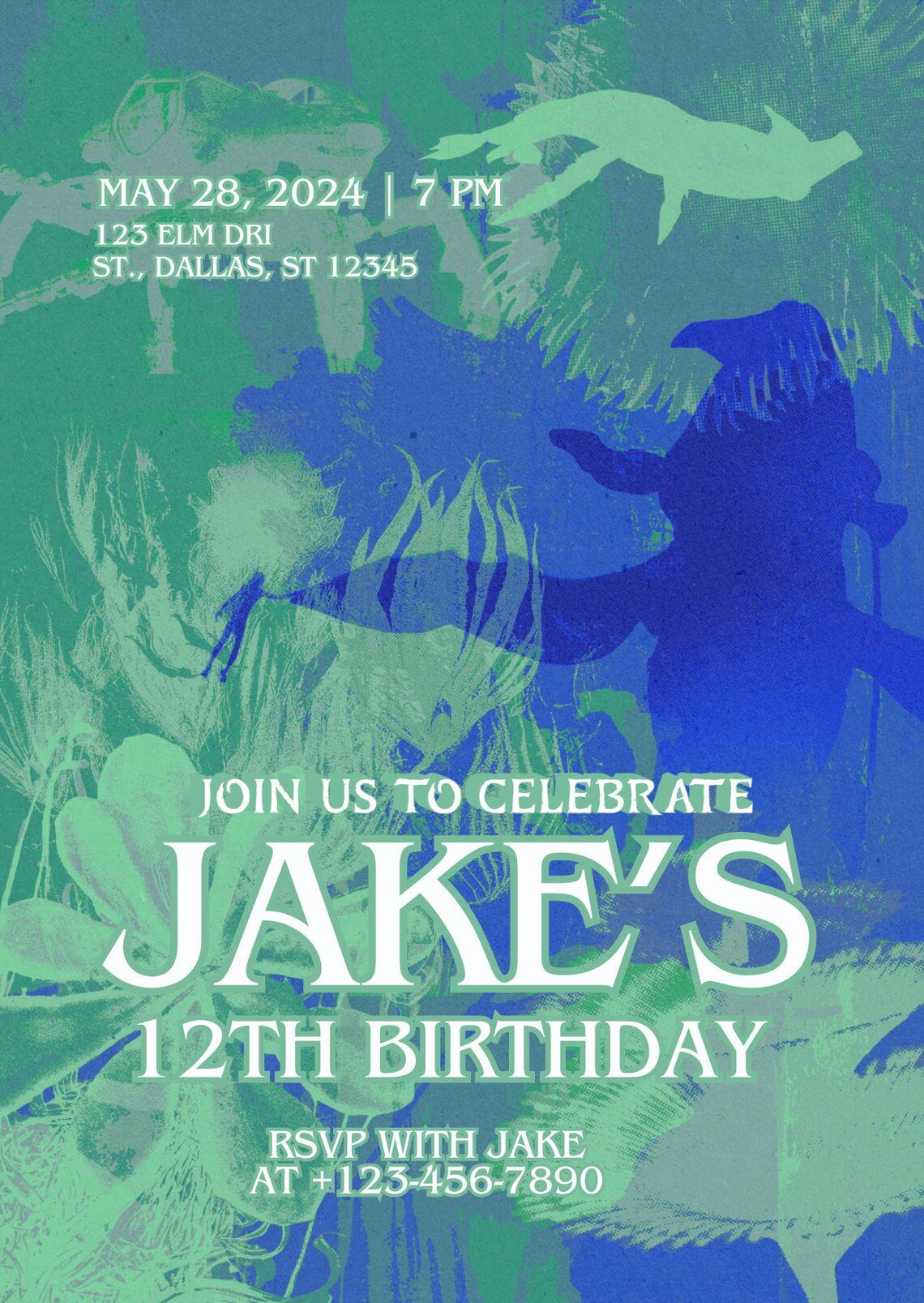 Avatar 2 Editable Invitation | Avatar Birthday Invitation | Avatar ...