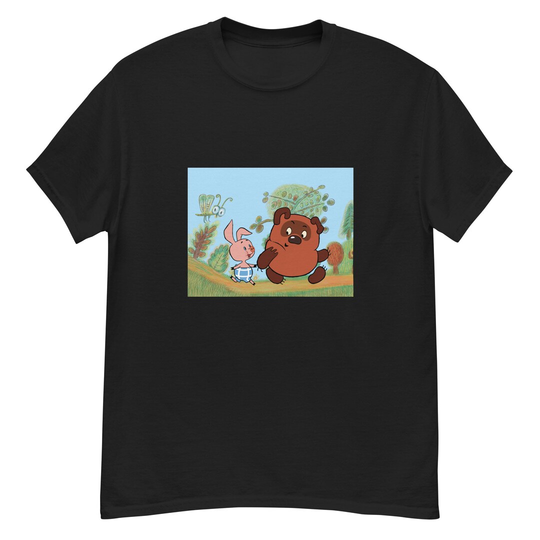 Russian винни пух T Shirt Shirt Tee Mens Womens Etsy