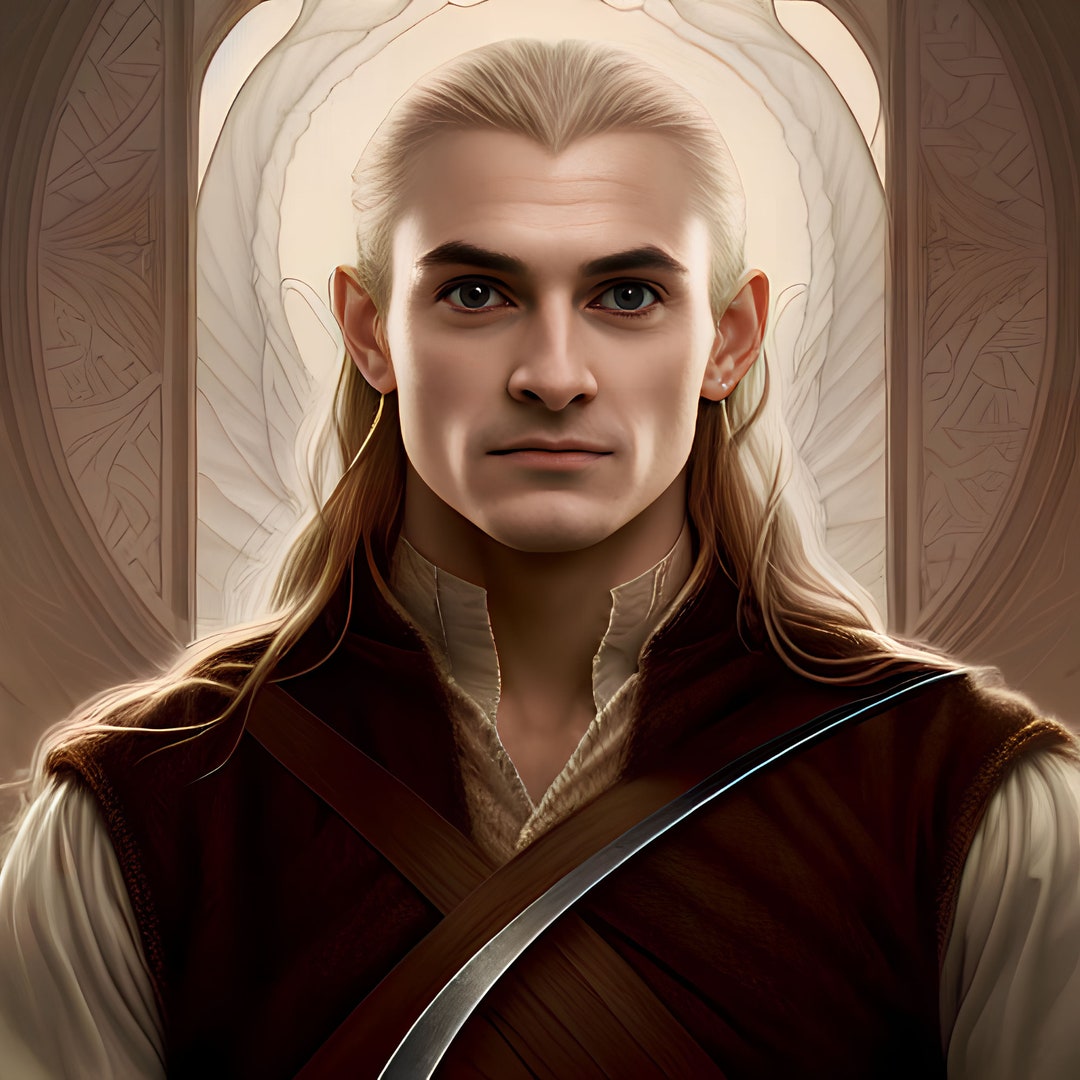 Legolas Portrait - Etsy