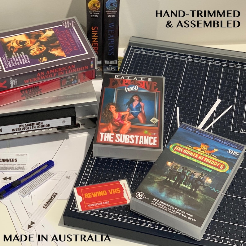 Demons (1986) VHS | Custom-made Horror Movie Collectible | Classic ...