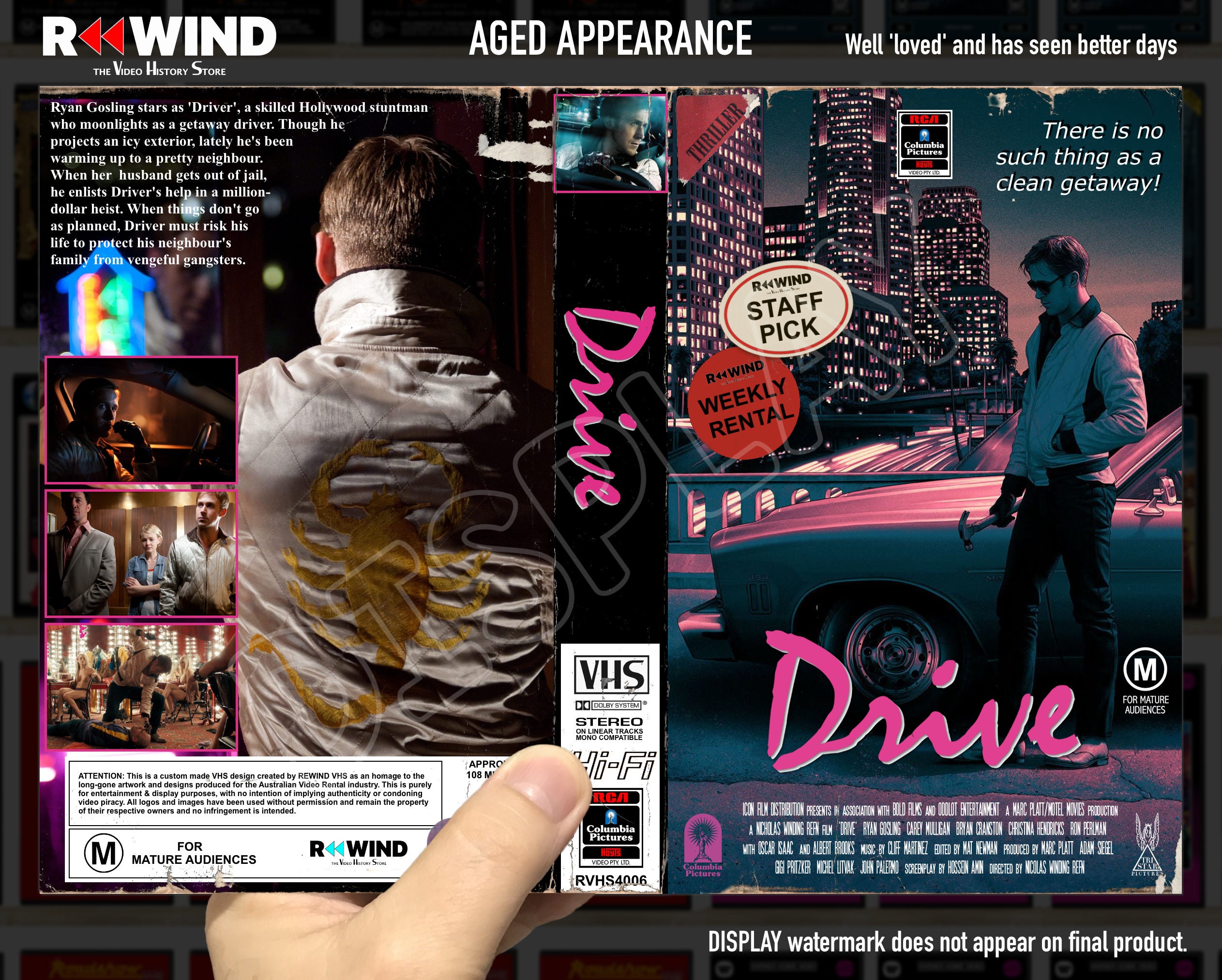Drive VHS 2011 Custom VHS 80s Style Australian VHS Slick - Etsy